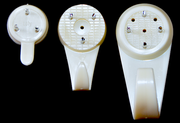 Hooks for concrete walls - How it works - stoleduppen.dk